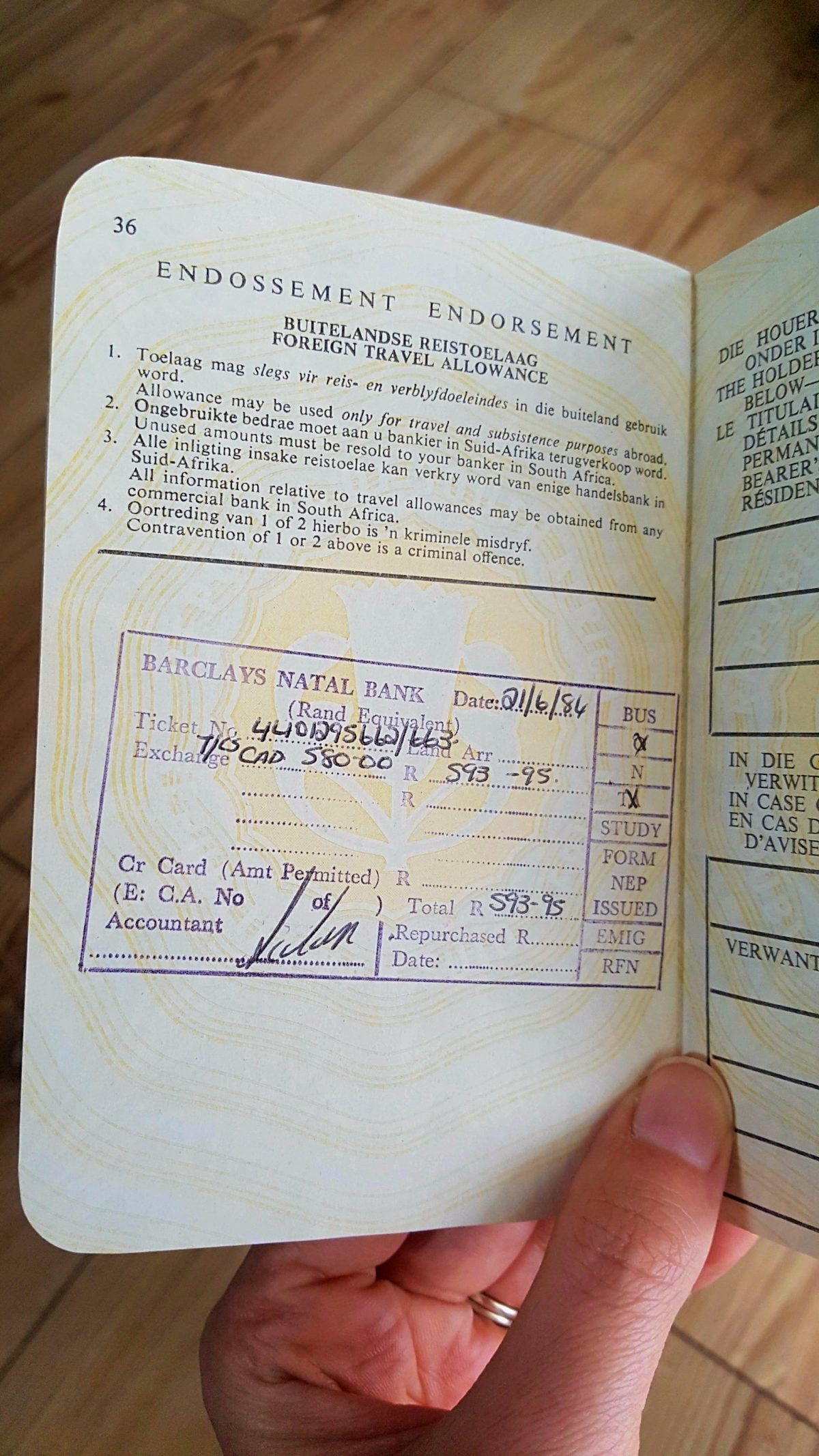 Tracing my family's travel history through old passports - Sightseeing ...